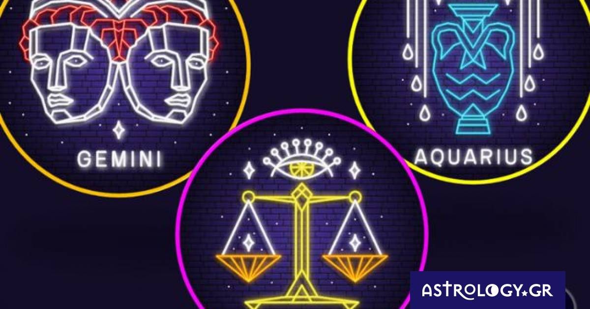 Δίδυμος, Ζυγός, Υδροχόος: Αυτά είναι τα επτά χαρακτηριστικά τους ...
