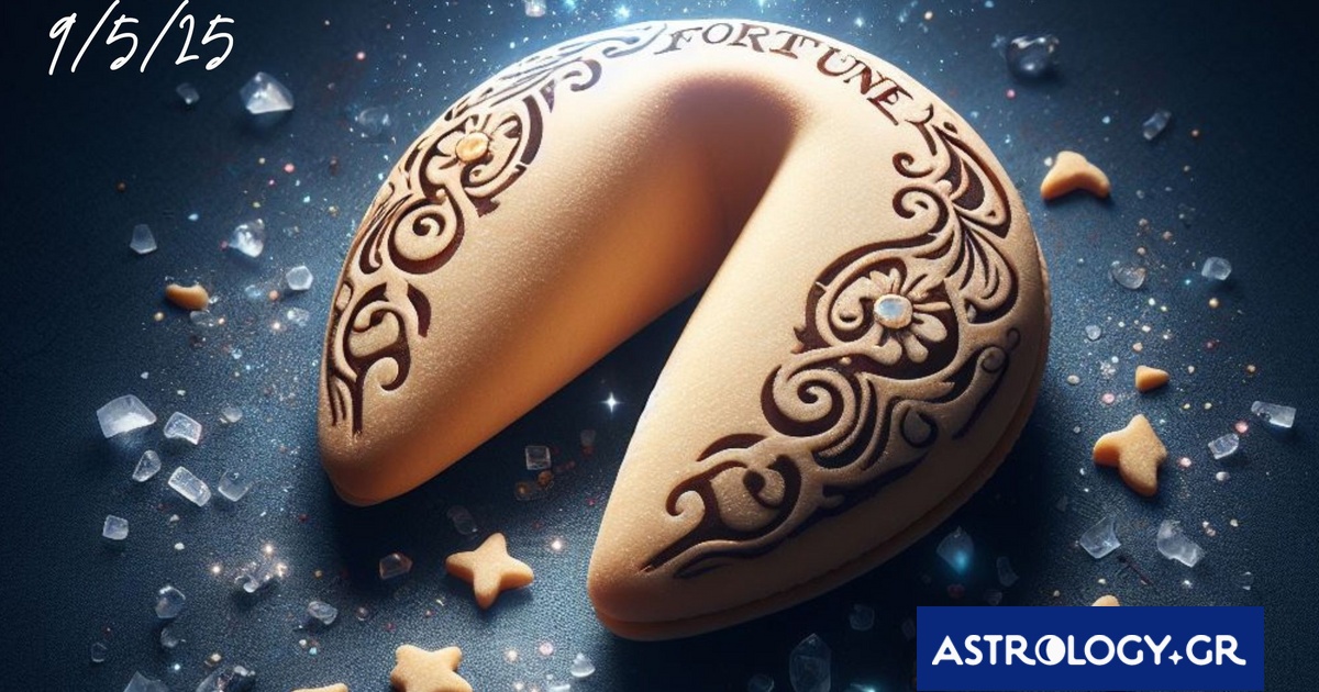 «Σπάσε» το Fortune Cookie και δες την «προφητεία» σου για σήμερα 09/05/2025 - Astrology.gr